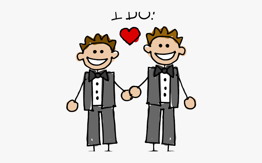Same Sex Wedding Cartoon , Free Transparent Clipart - ClipartKey