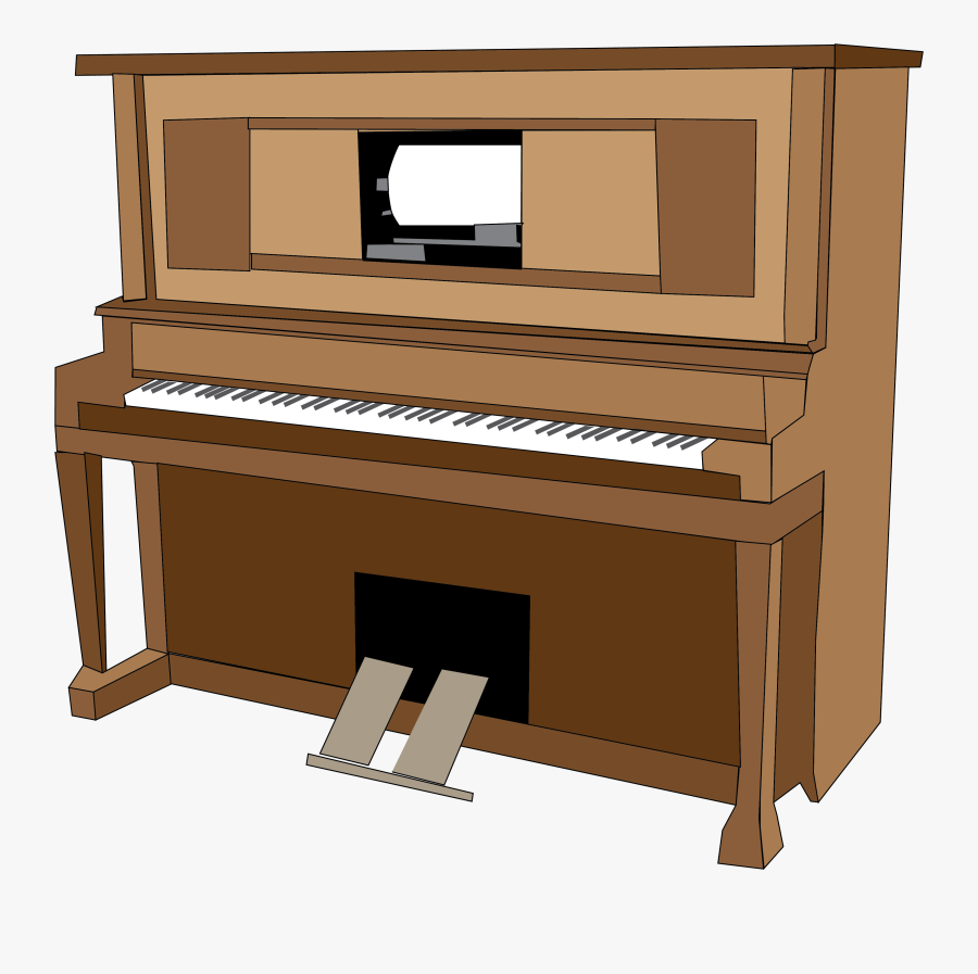 Piano Svg Simple Clip Art Library Library - Player Piano , Free ...