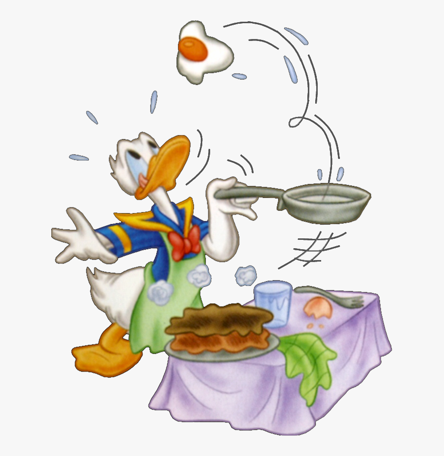 Donald Cook Breakfast - Donald Duck Cooking Breakfast , Free ...