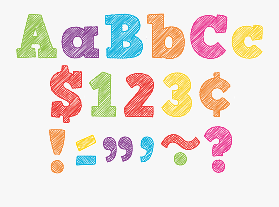 Scribble Bold Block - Scribble Letters , Free Transparent Clipart ...