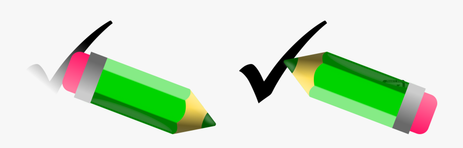 Verifier Pencil, Pen, Rubber, Eraser, Check, Crayon, - Check Mark Gif ...