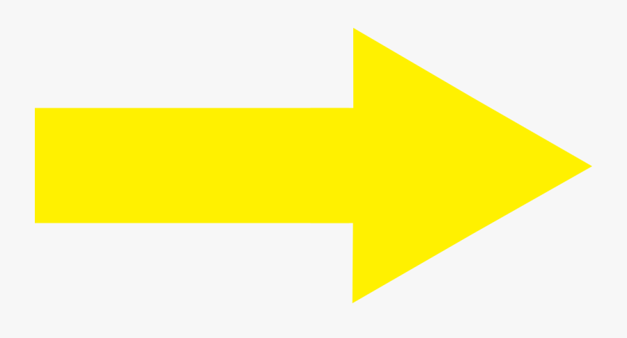 Directional Arrows Yellow Arrows Clipart Kid - Yellow Arrow Pointing Right , Free Transparent ...