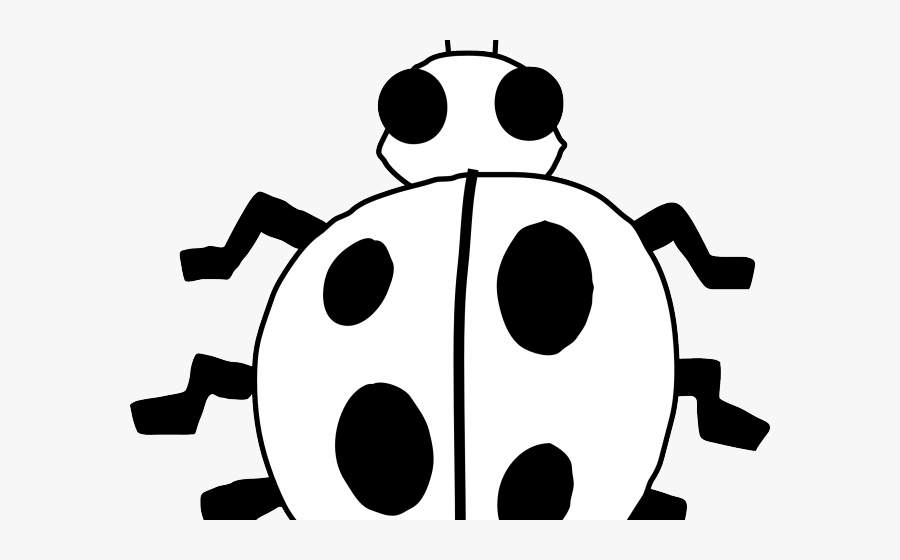 Outline Of Lady Bug , Free Transparent Clipart - ClipartKey
