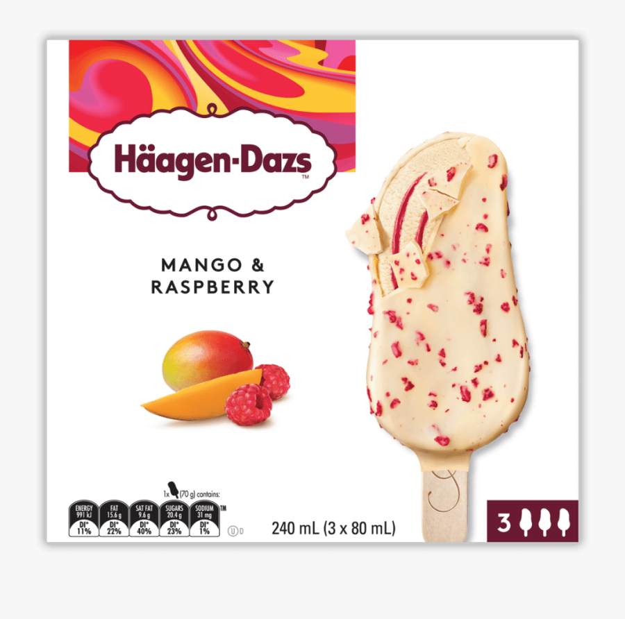 Mango & Raspberry Stickbar Mpk Shn Aust - Haagen Dazs Mango Raspberry ...