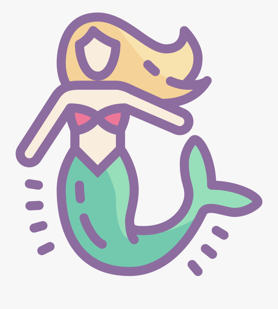 Transparent Purple Mermaid Clipart - Clip Art , Free Transparent ...