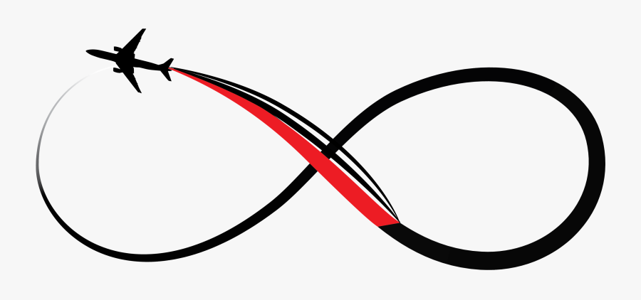 Infinity Logo With Plane , Free Transparent Clipart - ClipartKey