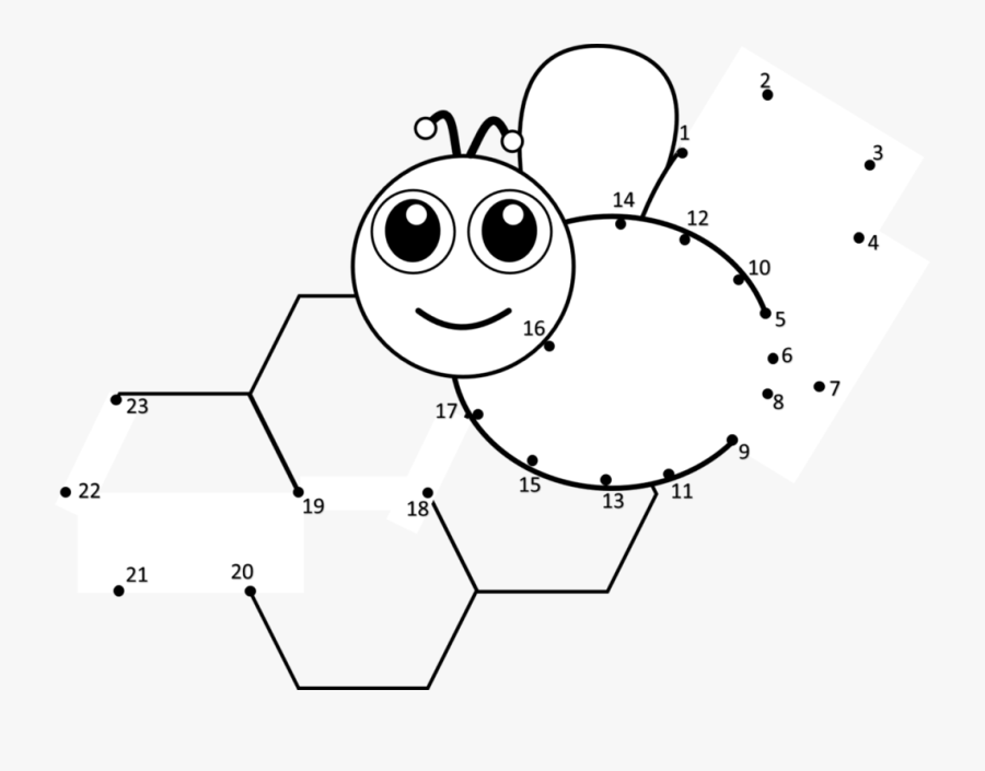 Emotion,art,symmetry - Connect The Dots Bee , Free Transparent Clipart ...