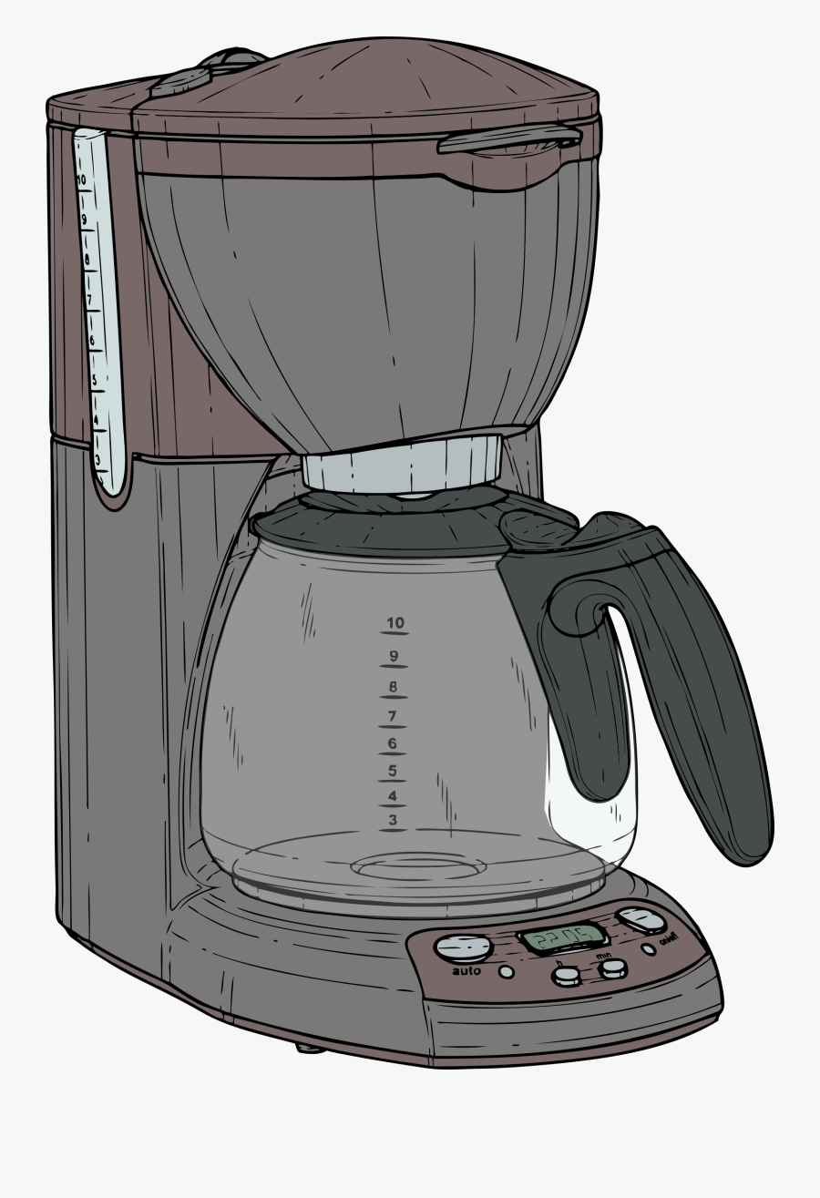 Coffee Maker Colour Clip Arts - Drip Coffee Maker Clipart , Free ...