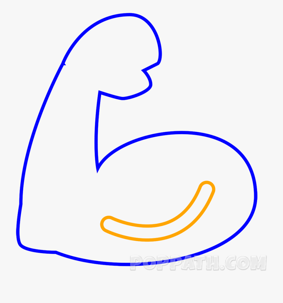 Now Draw A Curved Line At The Bottom Of The Oval Shape, , Free ...