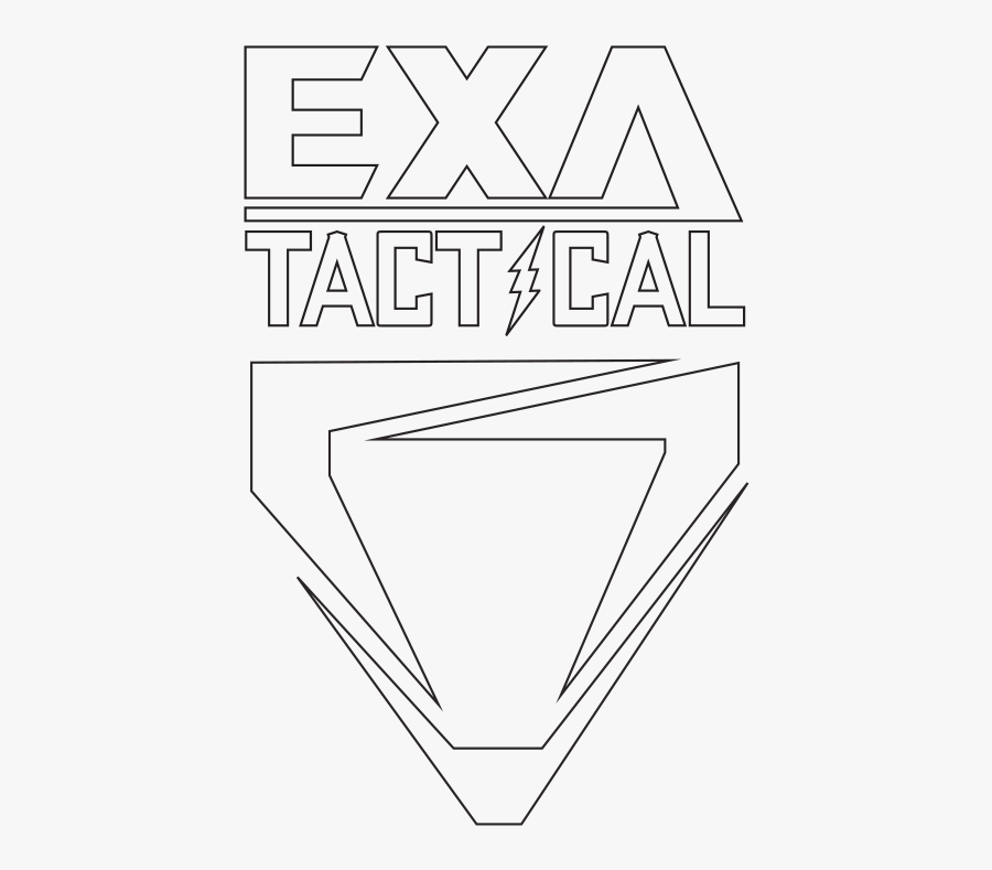 Exa Tactical - Line Art , Free Transparent Clipart - ClipartKey
