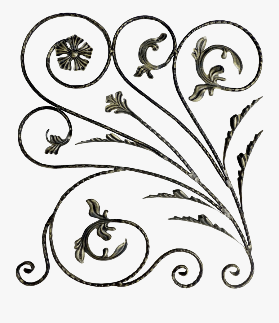 Daisy Motif Panel - Line Art , Free Transparent Clipart - ClipartKey