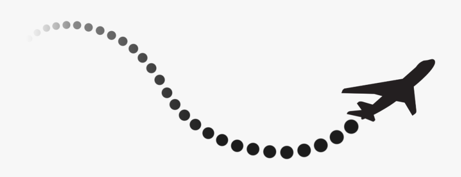 Plane With Dots Png , Free Transparent Clipart - ClipartKey