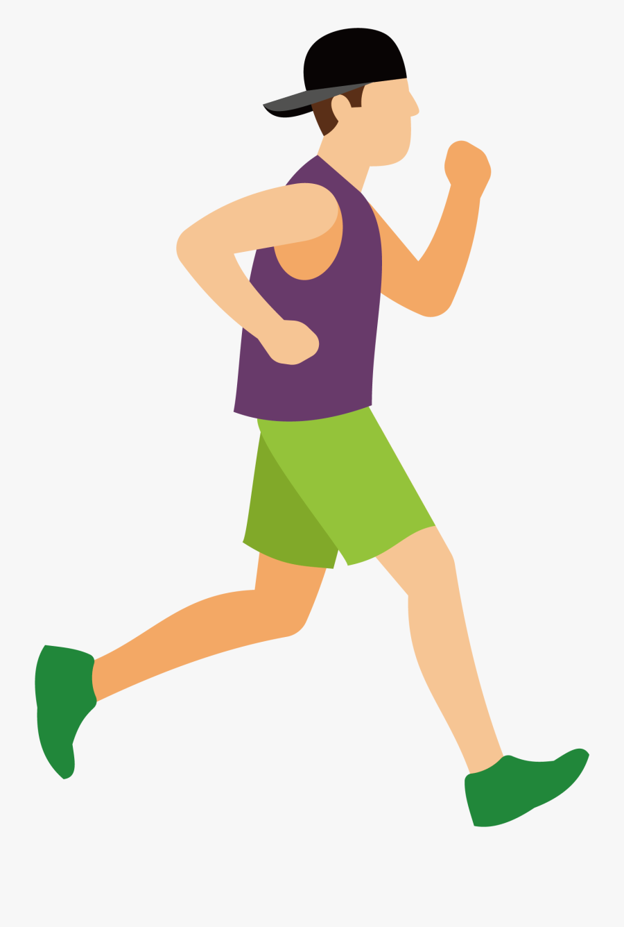 Vector Purple Running Man - Clip Art , Free Transparent Clipart ...