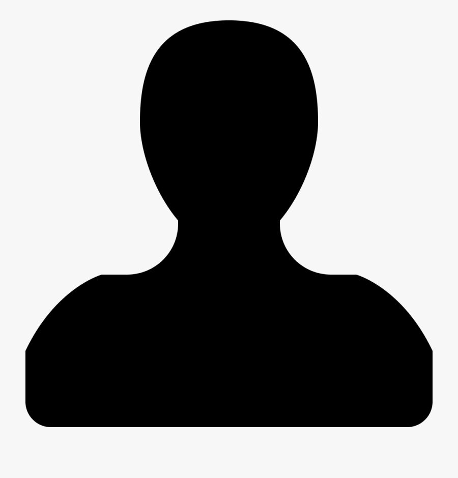 Silhouette Clip Art - Facebook Default Pic Black , Free Transparent ...