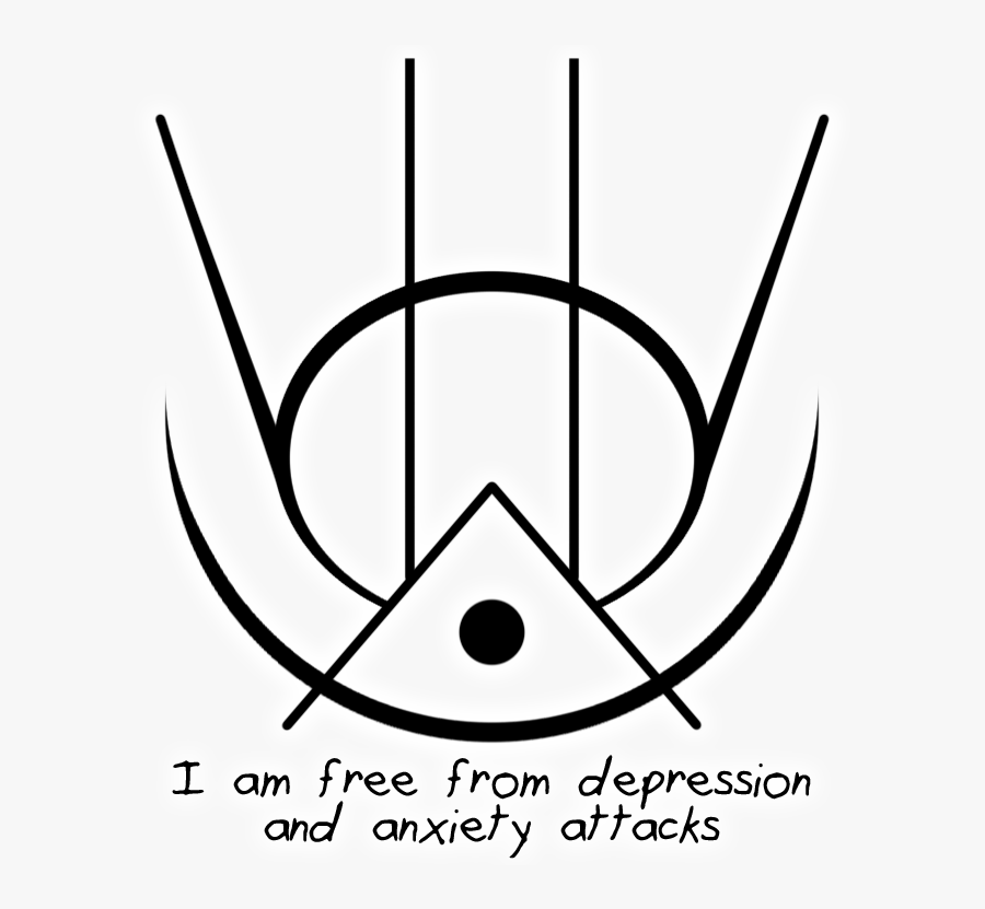 Clip Art Sigil Athenaeum I Am - Sigils For Anxiety And Depression ...