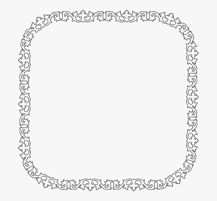 Picture Frame,line Art,area - Letter Frames Png , Free Transparent ...
