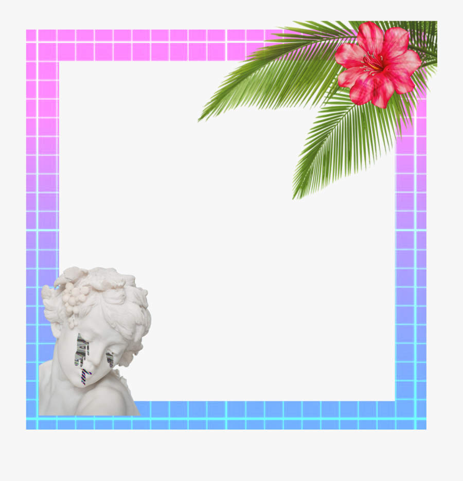 Vaporwave Frame Png , Free Transparent Clipart - ClipartKey