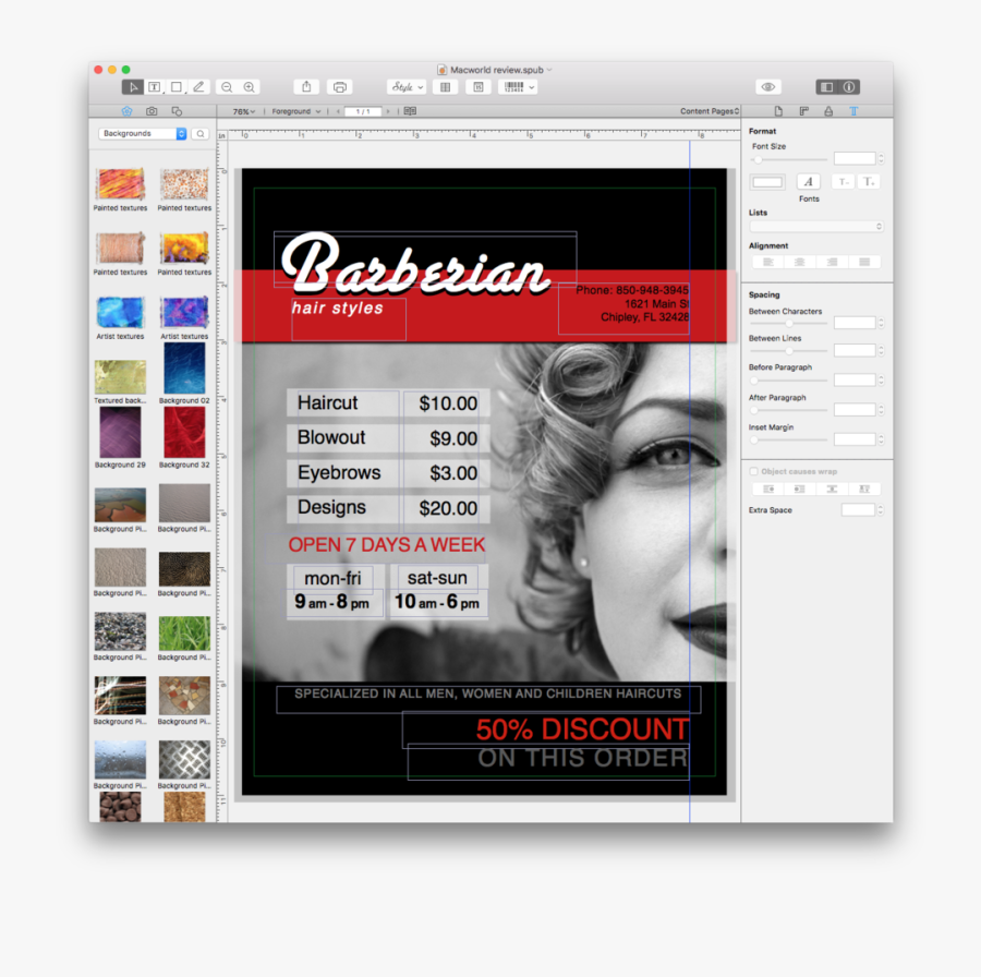 Swift Publisher 4 Layout - Desktop Publishing Layout Design , Free ...