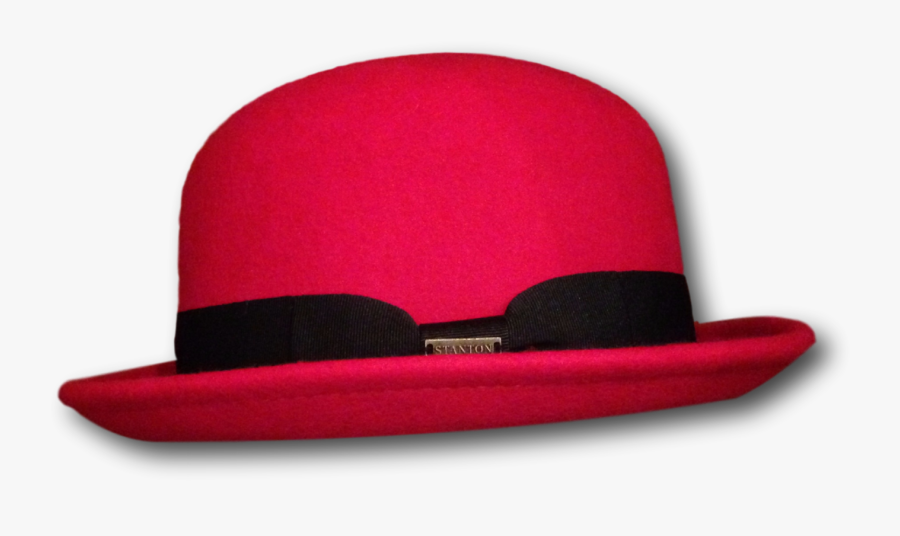 Clip Art Red Bowler Hat - Red Bowler Hat Png , Free Transparent Clipart ...