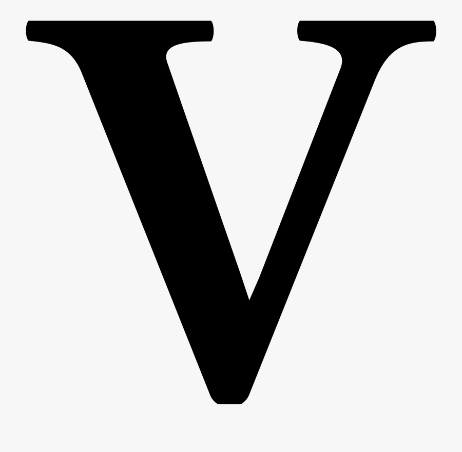 Letter V Transparent Background , Free Transparent Clipart - ClipartKey