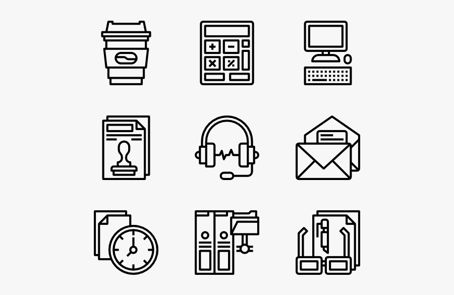 Image Black And White Rules Icons Free Office - Software Development ...
