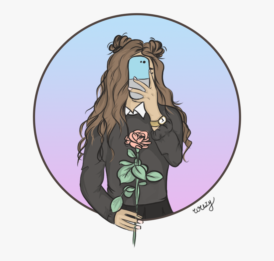 One Of Those Tumblr Girls - Girl Tumblr Cartoon , Free Transparent ...