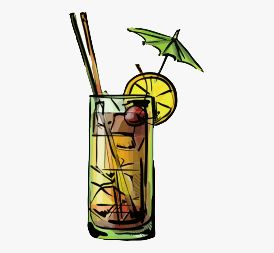 Clip Art Rum Clip Art - Cocktail Ingredients Drawing , Free Transparent ...