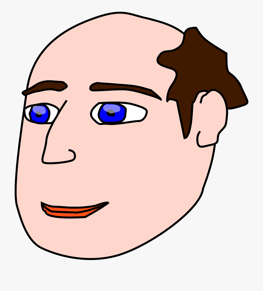 Cartoons With Receding Hairlines , Free Transparent Clipart - ClipartKey
