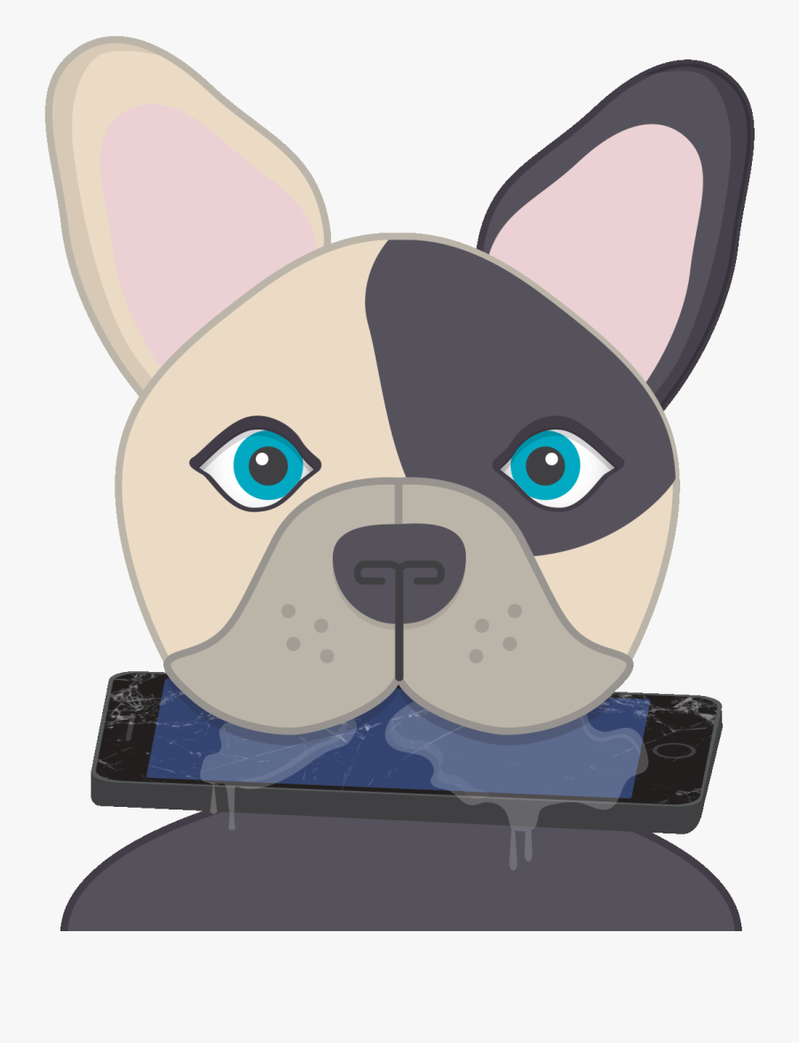 Drool Drips On Phone - Drooling Dog Cartoon , Free Transparent Clipart ...