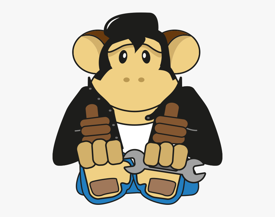 Grease Monkey 01a - Cartoon , Free Transparent Clipart - ClipartKey