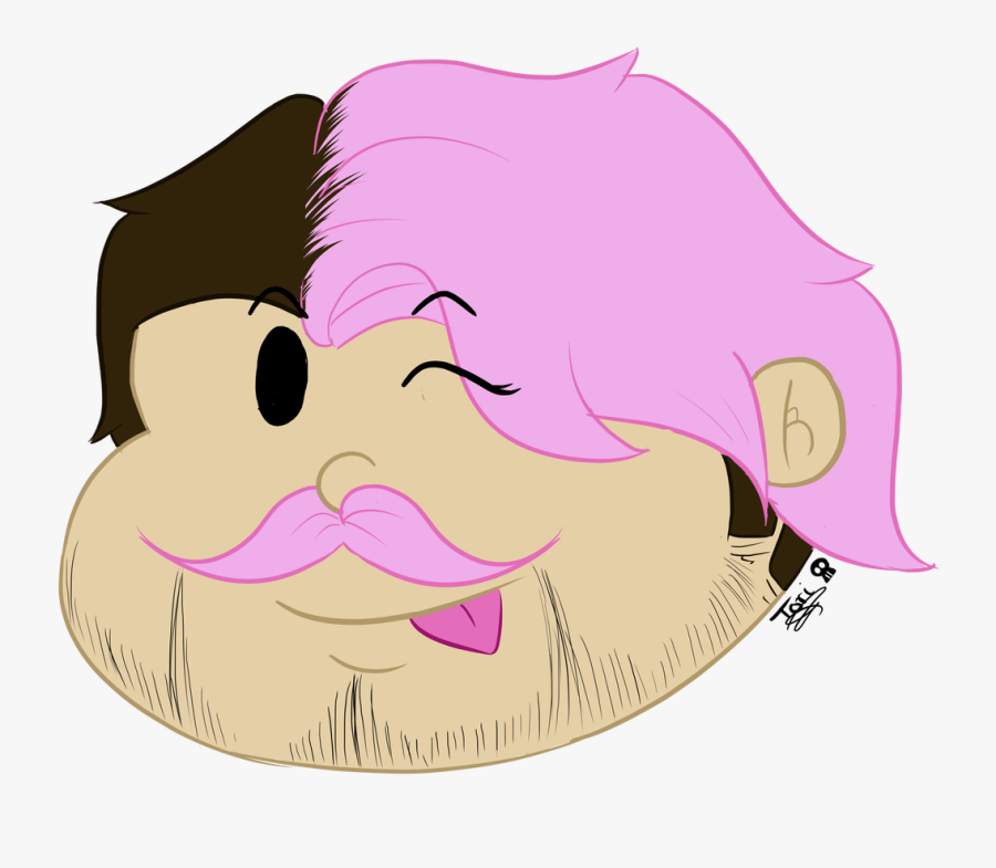 Markiplier Moustache Png - Cartoon , Free Transparent Clipart - ClipartKey