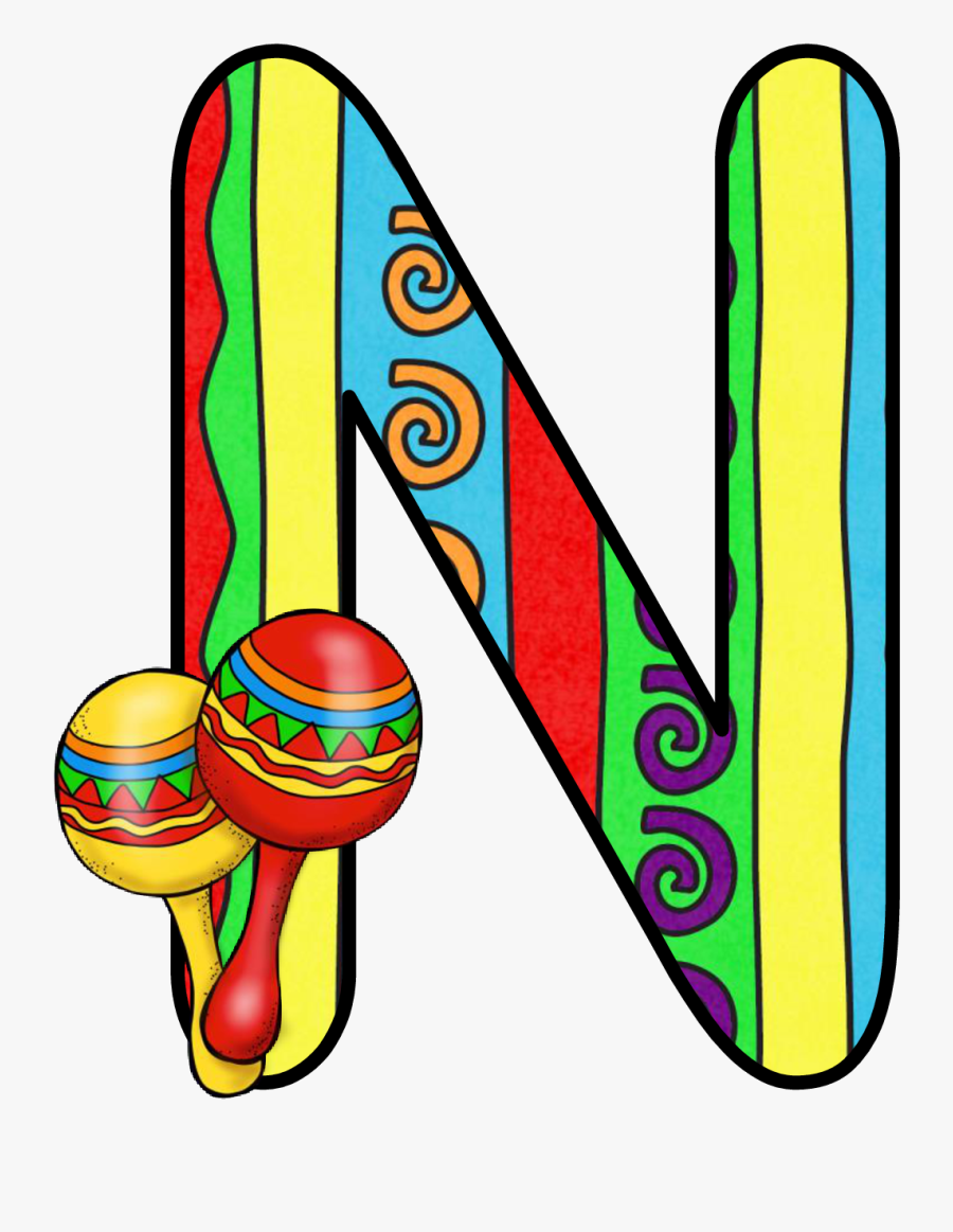 Fiesta Clip Art Letters , Free Transparent Clipart - ClipartKey