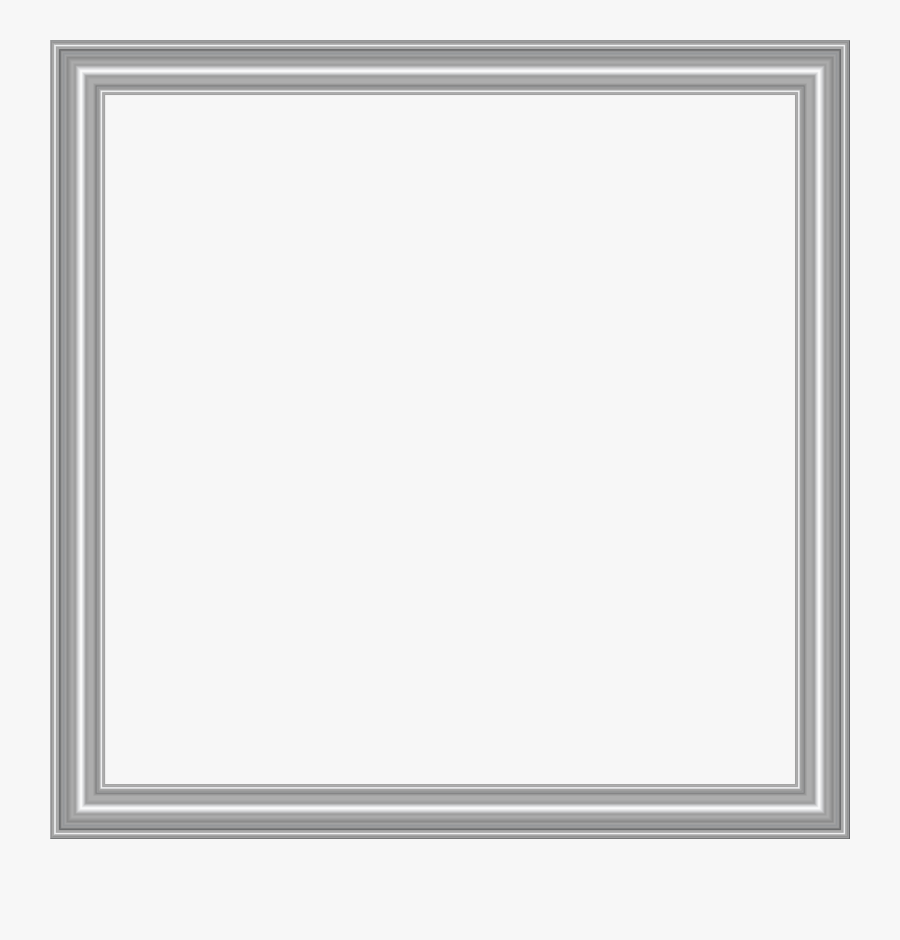 Clip Art Frame Transparent Png Image - Silver Border Line Png , Free ...