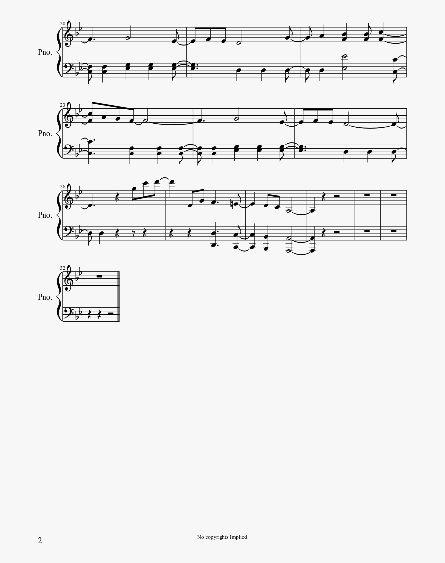 Sad Song Sheet Music Composed By = 90 Bpm - My Heavenly Father Loves Me ...