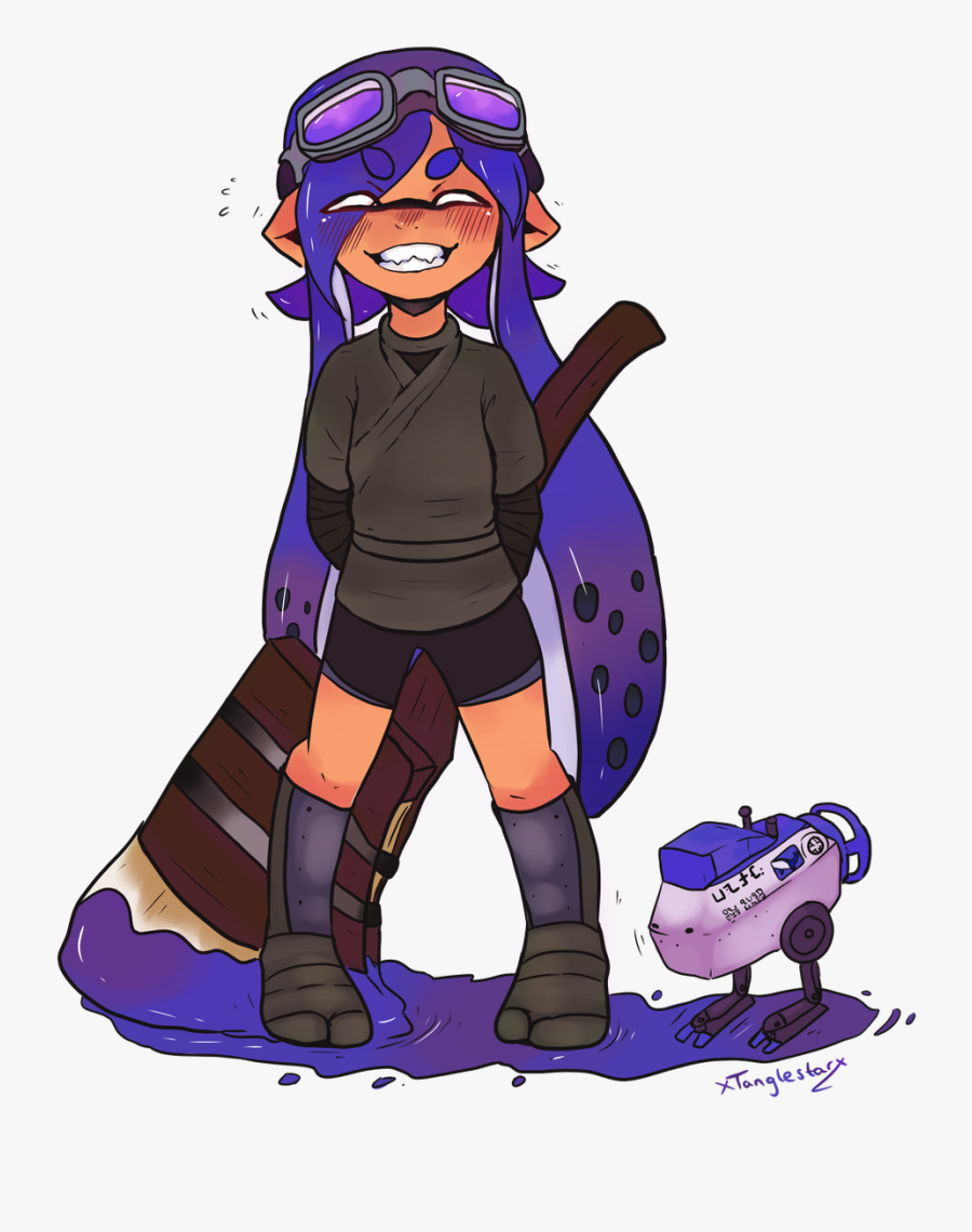 Tangle - Purple Splatoon Two , Free Transparent Clipart - ClipartKey