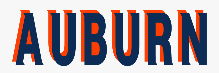 “auburn” Was Rendered In An Odd “russell Viper” Font - Auburn Wordmark ...