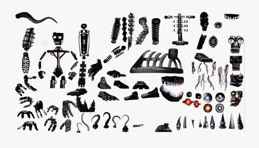#animatronic Parts - Fnaf Endoskeleton , Free Transparent Clipart ...