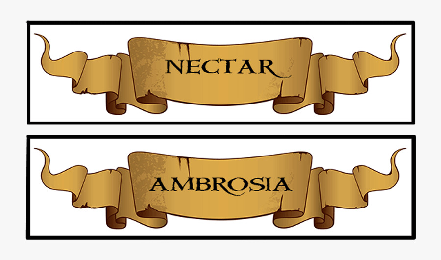 Percy Jackson Printable - Percy Jackson Nectar Label , Free Transparent ...