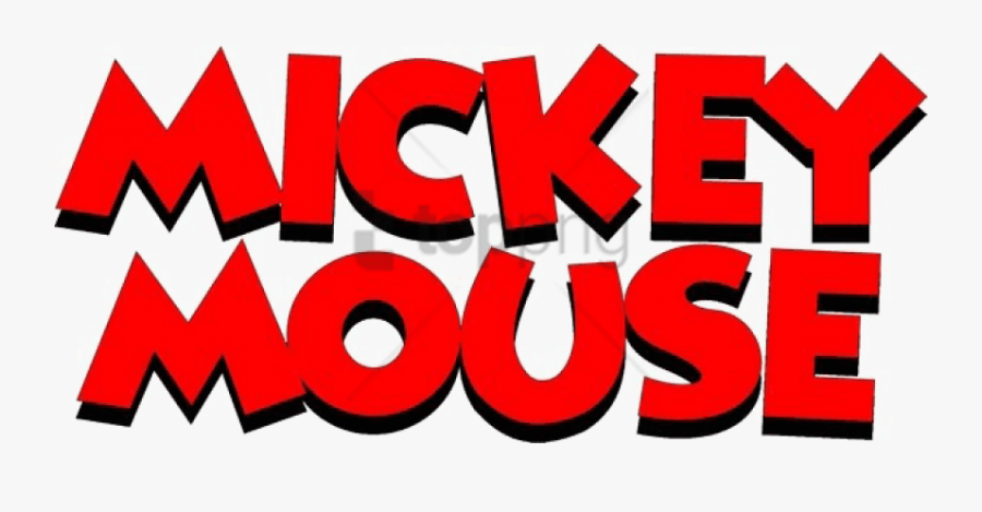 Free Png Mickey Mouse Name Png Image With Transparent - Name Mickey ...