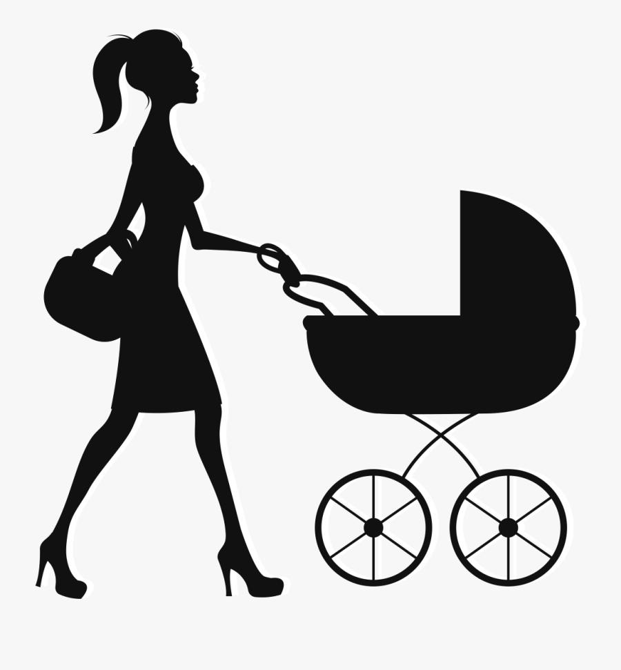 Nanny Mother Baby Transport Infant Clip Art - Wall Decal , Free ...