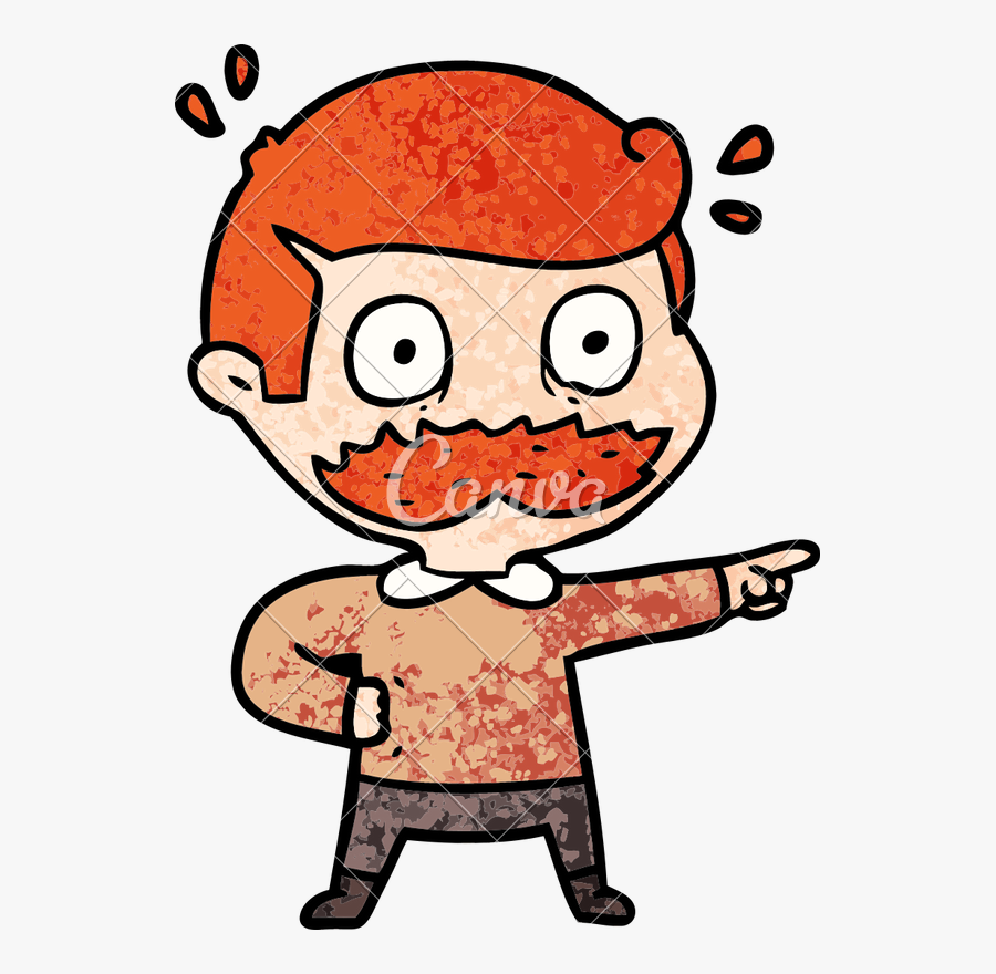 Clip Art Shocked Cartoon - Cartoon Man Laughing , Free Transparent ...