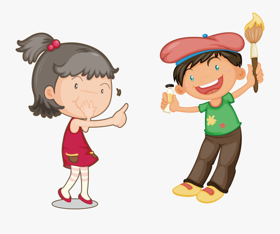 Clip Art Child Illustration - Nice Children Cartoon , Free Transparent ...