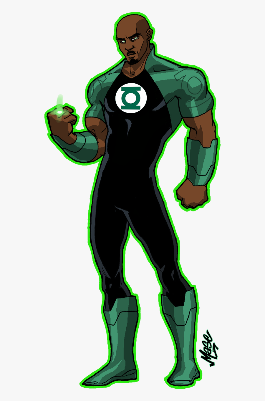 Hulk - Green Lantern John Stewart Cartoon , Free Transparent Clipart ...