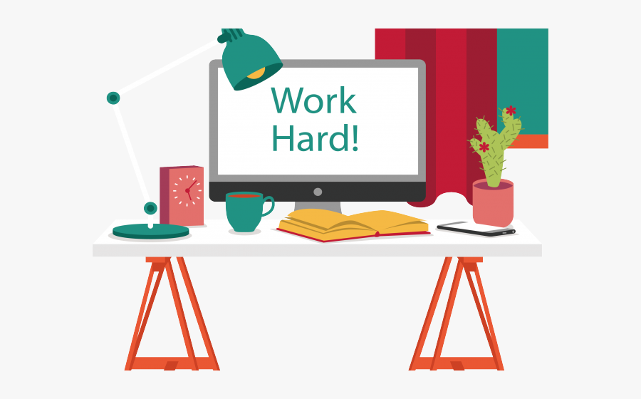 Table Clipart Work Table - Working More Hard Clipart , Free Transparent ...