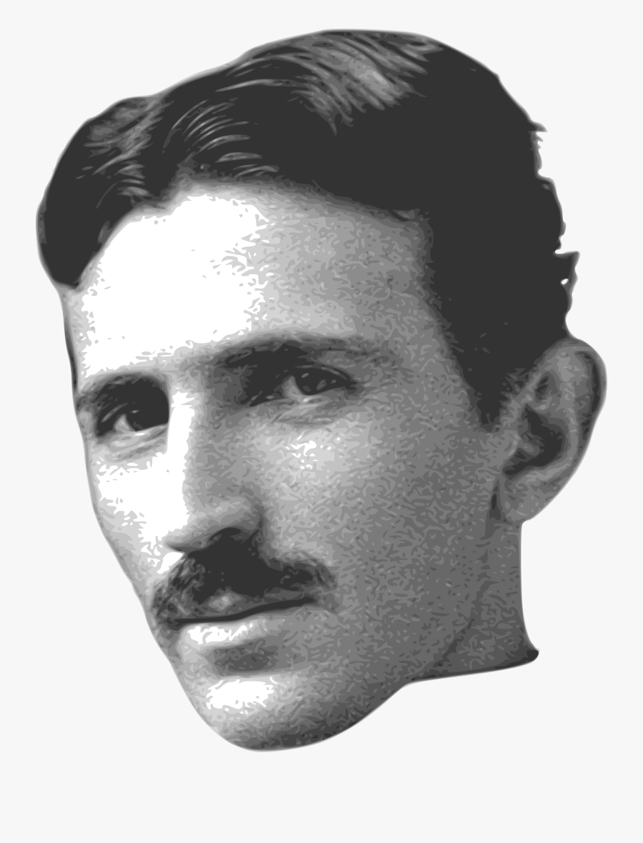Nikola Tesla Face - Nikola Tesla , Free Transparent Clipart - ClipartKey