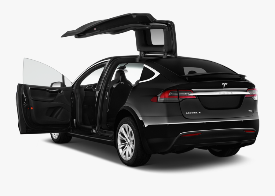Tesla Model X From Back , Free Transparent Clipart - ClipartKey