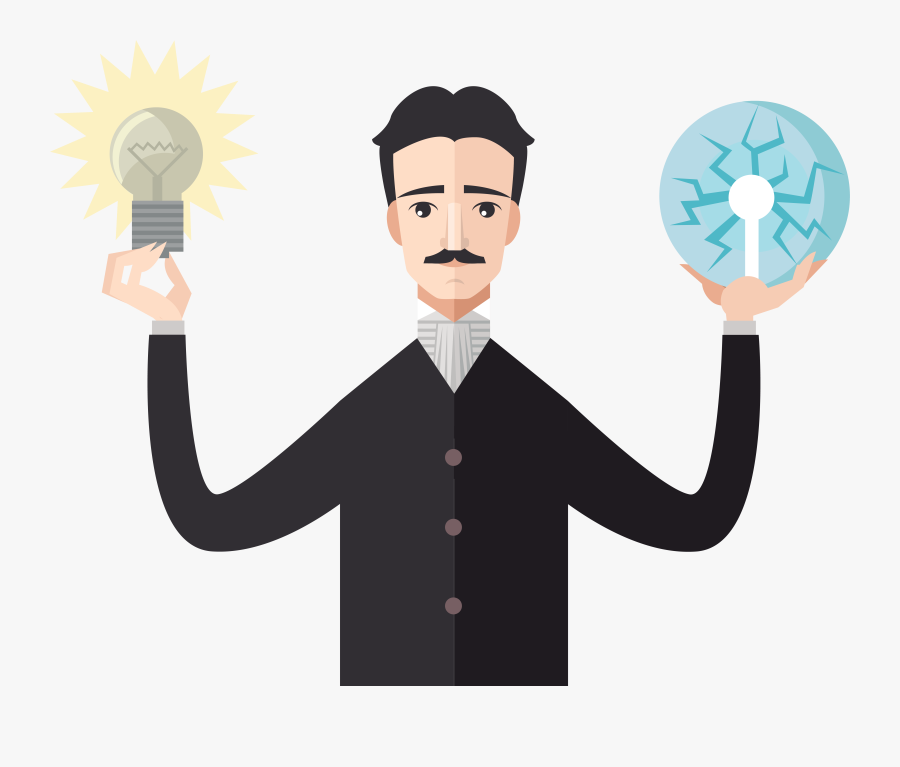 Nikola Tesla Clip Art , Free Transparent Clipart - ClipartKey