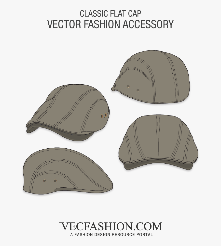 Classic Flat Cap Vector - Flat Cap Vector , Free Transparent Clipart ...