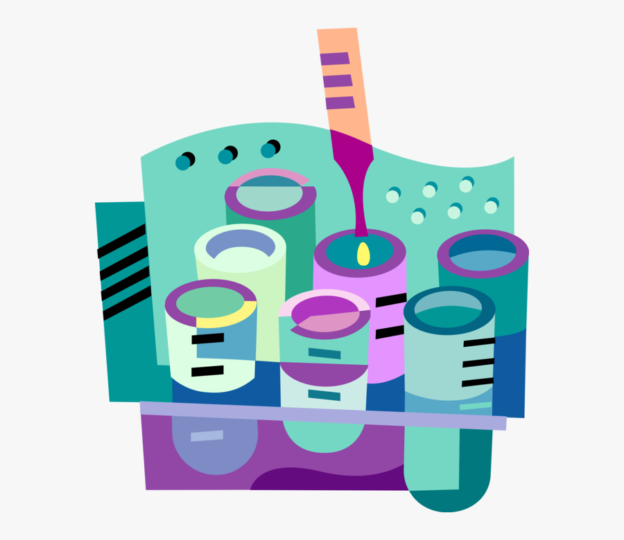 Vector Illustration Of Laboratory Testing With Test , Free Transparent ...
