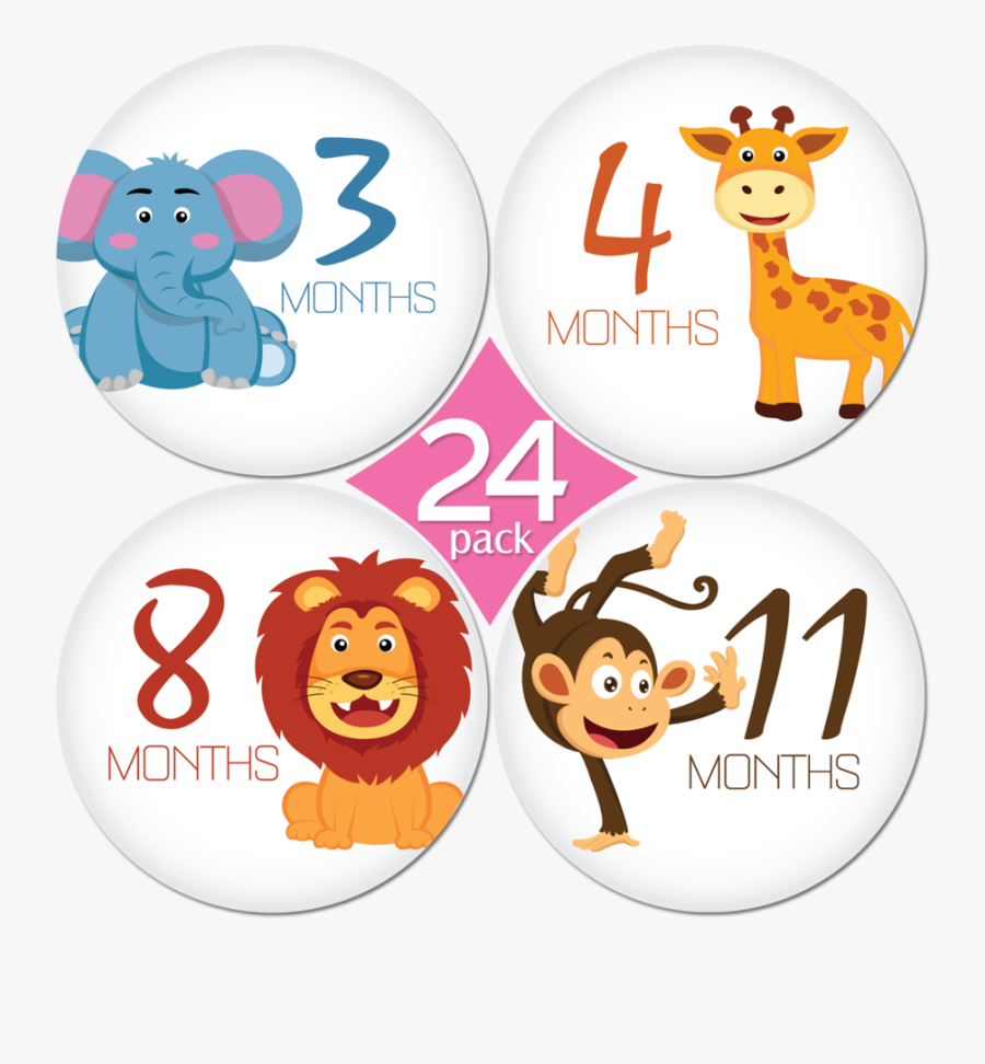 1 Month Baby Sticker , Free Transparent Clipart - ClipartKey